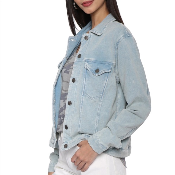 Z Supply | Jackets & Coats | Z Supply Knit Denim Jacket Small Sold Out ...